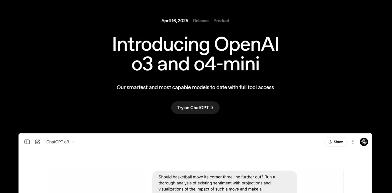 o4-mini AI技术规格与评测 | AI对比