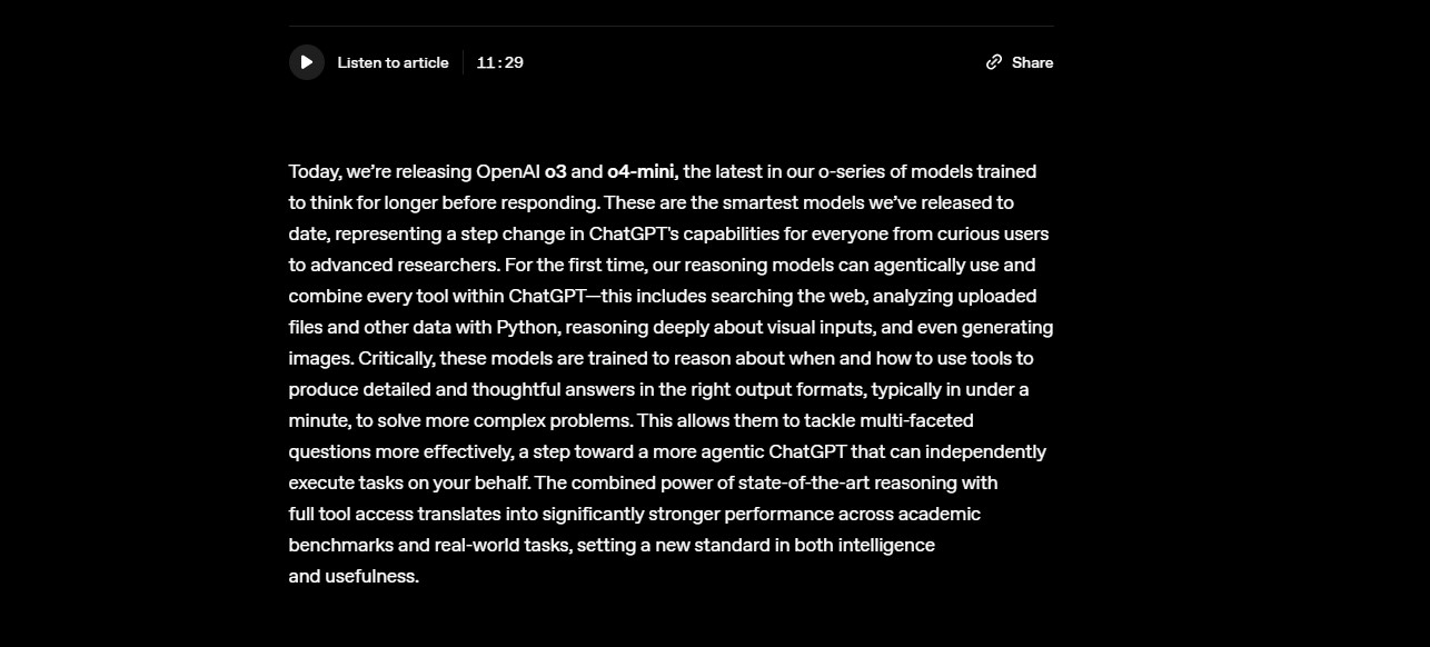 o4-mini AI技术规格与评测 | AI对比